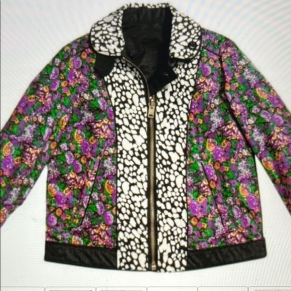 Coach | Jackets & Coats | Coach Reversible Black And Purple Silk Jacket ...